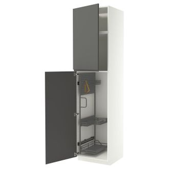 IKEA METOD Hochschrank mit Putzschrankeinr
