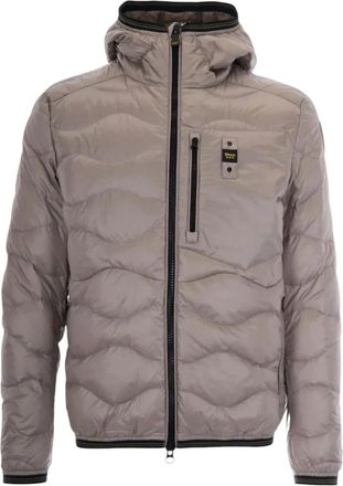 Blauer Homme, Vestes, Gris, Taille: M Wave Padded Jacket