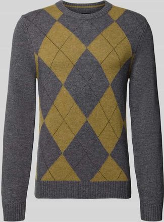 Mc Neal Strickpullover aus Lanawoll-Mix mit Rundhalsausschnitt