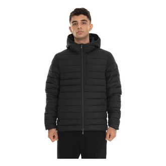 Save The Duck Gesteppte Kurzjacke mit Kapuze - - Jackets - Herren - Blau - 2XL
