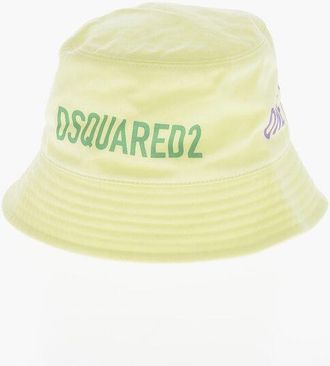 Dsquared2 OLOP Cotton Bucket Hat with Printed Logo size S
