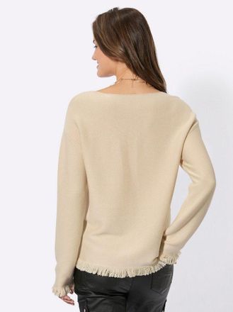 Witt Strickpullover Langarm-Pullover Langarm Querstrick