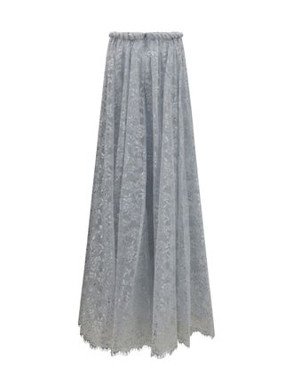 Zimmermann Womens Carousel Metallic Twist Dress Silver Polyester; Metal Fibers