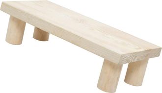 Hemobllo Rutschfester Tritthocker Holz Toilettenhocker f&uuml;r Wohnzimmer und Einkaufszentrum Platzsparend Stapelbar Vielseitiger Fu&szlig;hocker