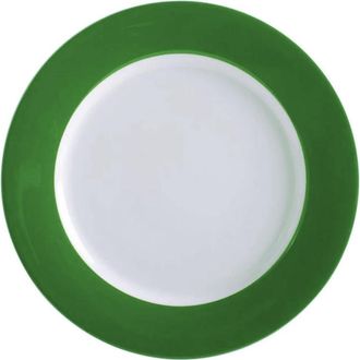 Kahla 576400A69274C Pronto Colore Brunch-Teller 23 cm smaragd green|dunkelgr&uuml;ner Teller aus Porzellan