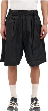 Yohji Yamamoto Homme, Shorts, Noir, Taille: L Bermuda Utility in Cotone