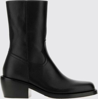 Dries Van Noten Western-Stiefeletten aus Glattleder mit seitlichem Rei&szlig;verschluss