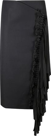 Carven Femme, Jupes, Noir, Taille: 34 FR Ribbon Skirt