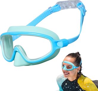 Generic Anti-vog Schwimmbrille aus Silikon, Keine Leckage Klare Sicht Tauchausr&uuml;stung Kinder Erwachsene M&auml;nner Frauen Schnorcheln Pool Wasserspiel Bequeme Pas