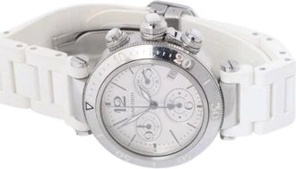 Cartier Pre-owned Pasha Seatimer Watch - Femme - Pre-owned - Blanc - Taille: ONE Size