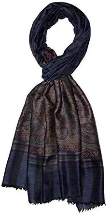 Lorenzo Cana Lorenzo Cana - Foulard pour homme - 100 % cachemire - Tissé - Multicolore, Motif cachemire - Noir/multicolore, Taille Unique