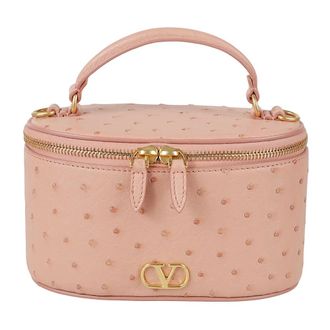 Valentino Garavani VLogo Signature Vanity Case - Femme - Sacs - Rose - Taille: ONE Size