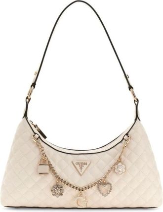 Guess Femme, Sacs, Blanc, Taille: ONE Size Everlee Shoulder Bag