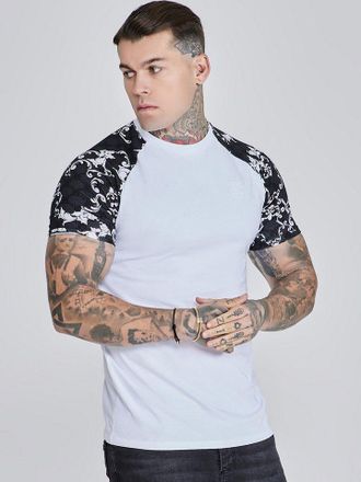Siksilk T-Shirt SikSilk Herren Weißes Venetian T-Shirt