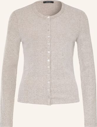 OPUS Strickjacke Saltus beige