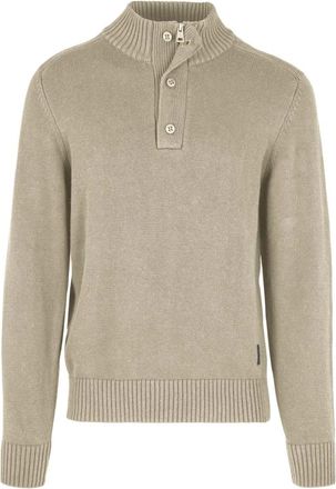 Bomboogie Homme, Pulls, Beige, Taille: M Col roul&eacute;s