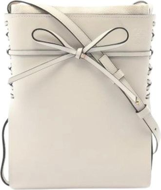 Loewe Sac bandouli&egrave;re Pre-owned - Femme - Pre-owned - Blanc - Taille: ONE Size