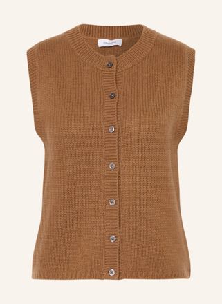 Darling Harbour Darling Harbour Strickweste Aus Cashmere braun