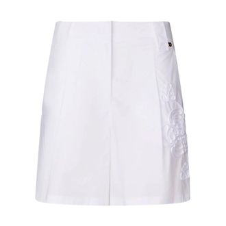 Liu Jo Femme, Shorts, Blanc, Taille: 40 FR Shorts avec broderie