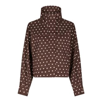 Neo Noir Rivera Canvas Boxy Jacke - - Jackets - Damen - Braun - M