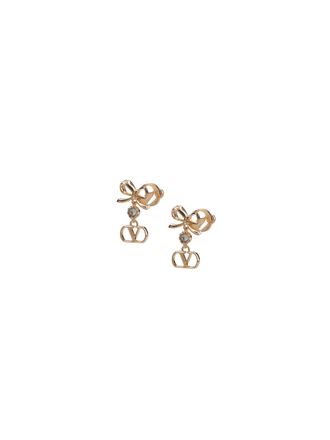 Valentino Garavani Bow Earrings Vlogo Signature