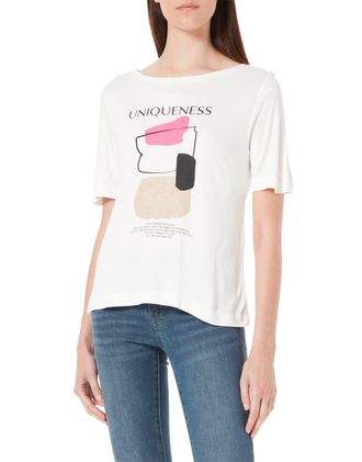 s.Oliver Black Label s.Oliver Womens 150.10.205.12.130.2114033 T-Shirt, Creme 02D0, 38