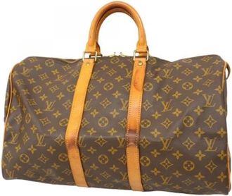 Louis Vuitton unisex, Pre-owned, Brun, Taille: ONE Size Sac Week-end en Tissu Pre-owned