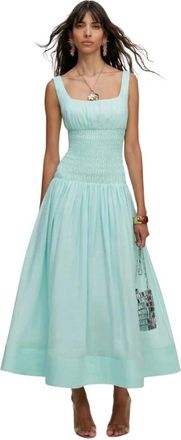 Self Portrait Femme, Robes, Vert, Taille: 36 FR Robe Midi