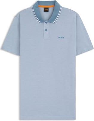 BOSS Hommes PeoxfordNew Polo en piqu&eacute; de Coton avec Logo imprim&eacute;
