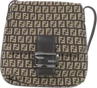 Fendi Sac bandouli&egrave;re vintage en toile Pre-owned - Femme - Pre-owned - Beige - Taille: ONE Size