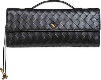 Bottega Veneta Andiamo Clutch - Black