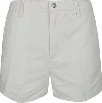 7 For All Mankind Femme, Shorts, Beige, Taille: W25 Trouser Shorts Linen Ostuni