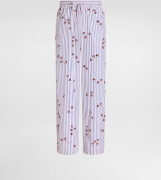 Dolce & Gabbana Cotton-silk Vanity Trousers With Embroidery - Mann Hosen Und Shorts Mehrfarbig 48