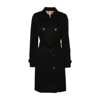 Burberry Femme, Manteaux, Noir, Taille: 32 FR Chelsea Cotton Trench Coat