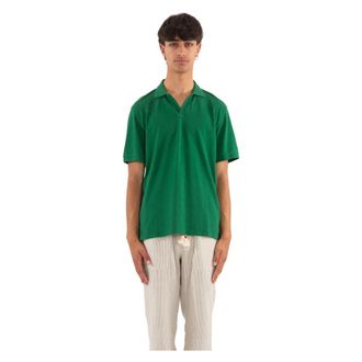 MC2 Saint Barth Stilvolles Piquet Polo Shirt - - Tops - Herren - Gr&uuml;n - XL