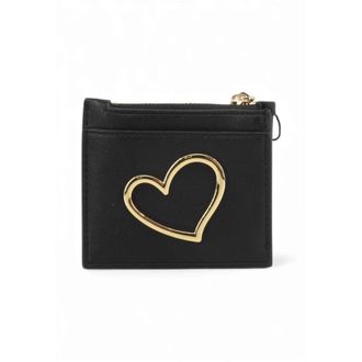 Love Moschino Zip Wallet - - Accessories - Damen - Schwarzk - ONE SIZE