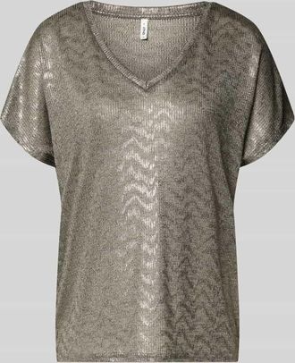 Only T-Shirt mit Allover-Print