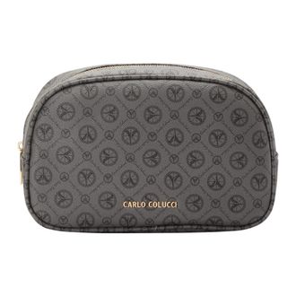 Carlo Colucci Kosmetiktasche- oval Cozzio - - Bags - Herren - Grau - ONE SIZE