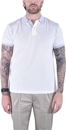 Eleventy Homme, Tops, Blanc, Taille: S Polo