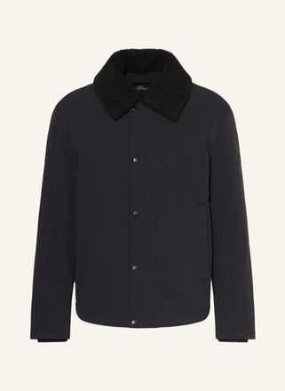 Strellson Jacke Phoxxs Mit Abnehmbarem Kunstfell-Kragen schwarz