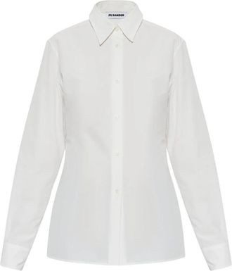 Jil Sander Baumwollhemd - - Blouses & Shirts - Damen - Wei&szlig; - M