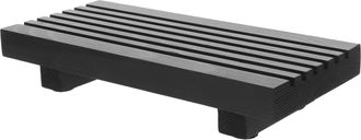 Cabilock Rustikaler Organizer f&uuml;r Waschbecken Dekorativer Holzst&auml;nder f&uuml;r Seifenspender Multifunktionales Vanity Tablett Badaccessoires