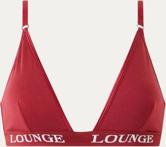 Lounge Bamboo Triangle Soutien-Gorge - Bordeaux - XXL