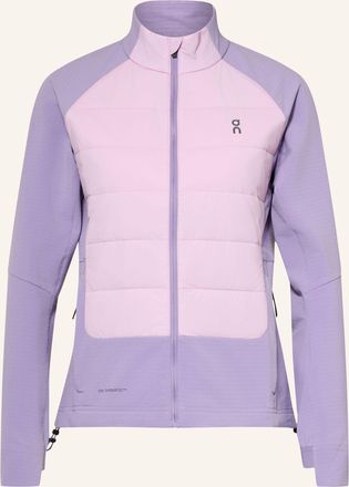On Hybrid-Laufjacke Weather lila