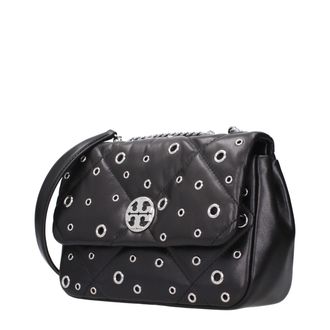 Tory Burch Leather Crossbody Bag - Black