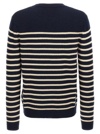 Valentino Garavani Mens Blue Virgin Wool Cardigan Clothing