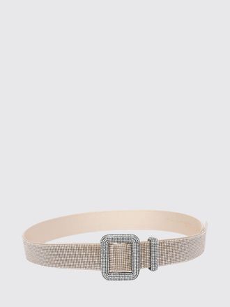 Benedetta Bruzziches Ceinture en satin avec boucle bijou en cristaux