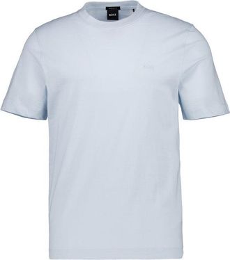 HUGO BOSS Herren T-Shirt blau Baumwolle