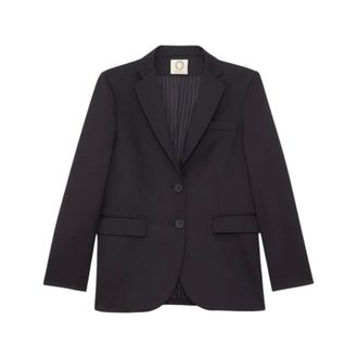 Ines De La Fressange Veste Louane - Femme - Vestes - Bleu - Taille: 38 FR