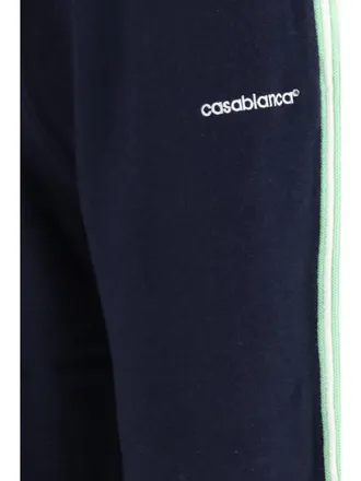 Casablanca Mens Sweatpants Merino Wool Navy Trousers